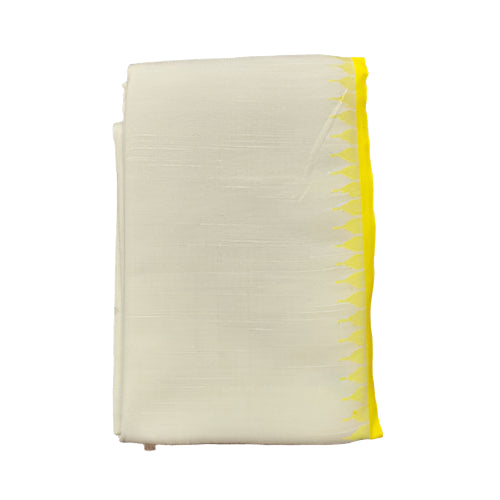 Oneply Manipuri Fanek (Cream) – Handwoven Traditional Wrap Skirt ...